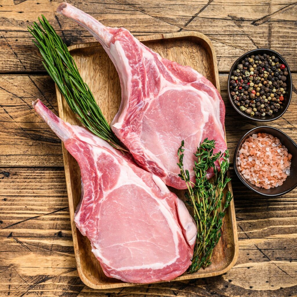 Tomahawk. Duroc grisen fra Ladegaard - Steak-out