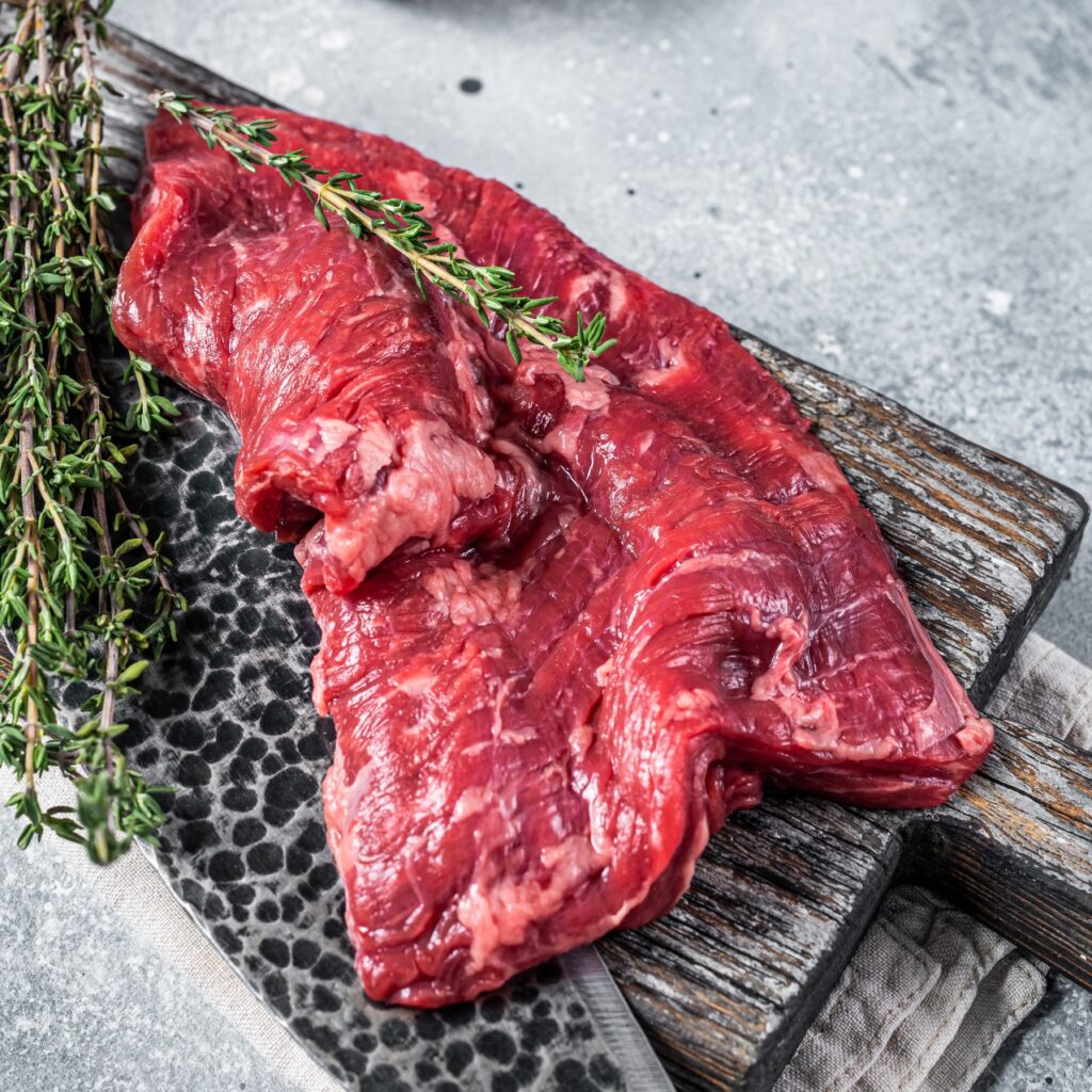 Flap Meat. Family Farms. - Steak-out